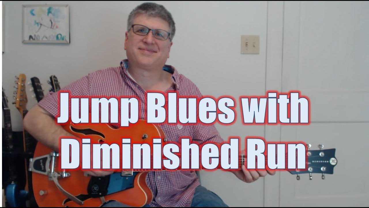 Jump Blues Solo with Diminished Run (Guitar Lesson with TAB) - YouTube