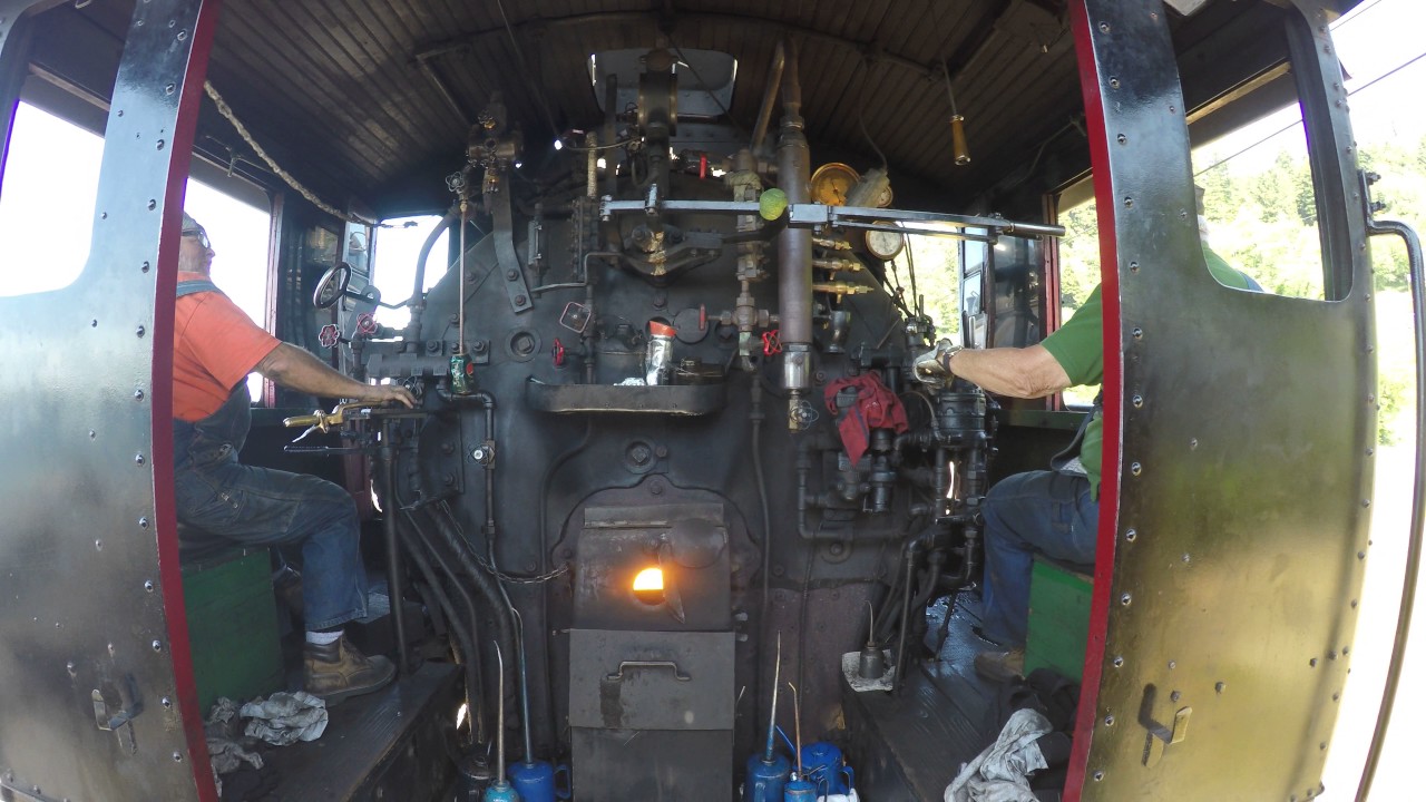 steam engine cab ride, northbound, part 2, 4k - YouTube