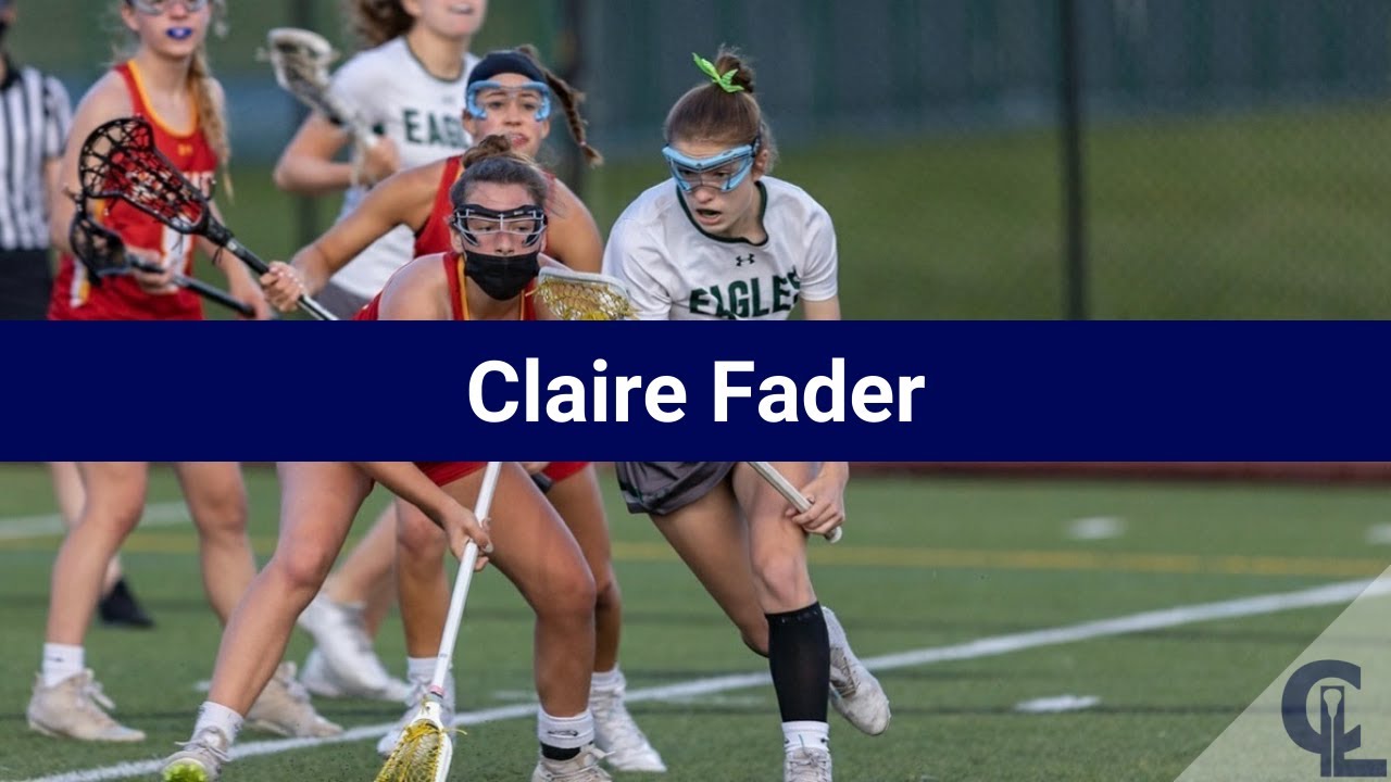 Claire Fader Lacrosse Highlights - PA 2023 - Mid - YouTube