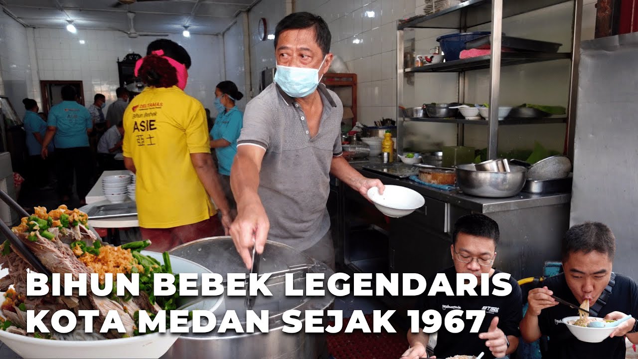 Bihun Bebek Legendaris Paling Mantap di Kota Medan : Asie Kumango - YouTube