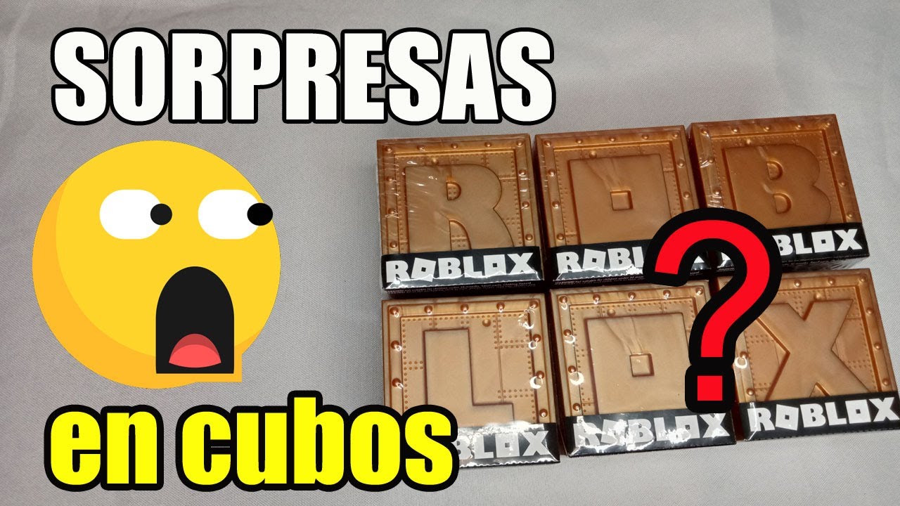 unboxing cubos sorpresas Juguetes de Roblox - YouTube