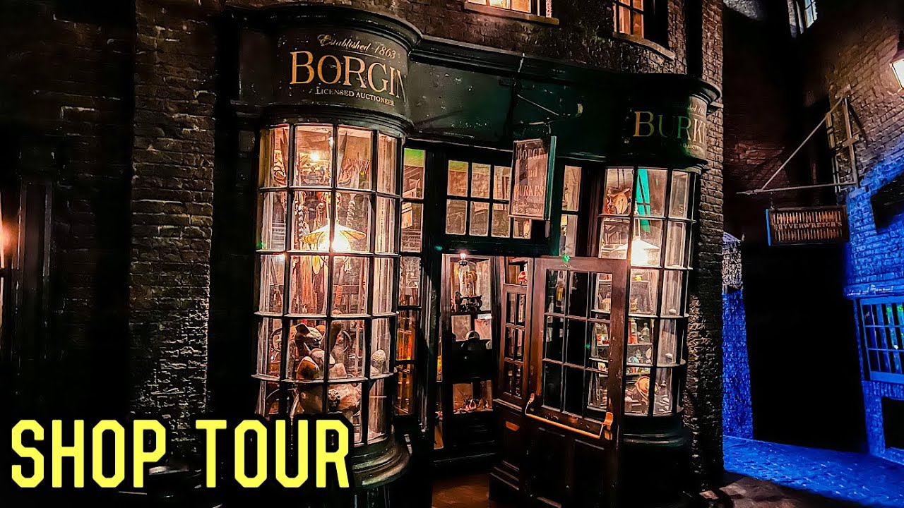 Shop Tour: Borgin and Burkes in Diagon Alley At The Wizarding World Of ...