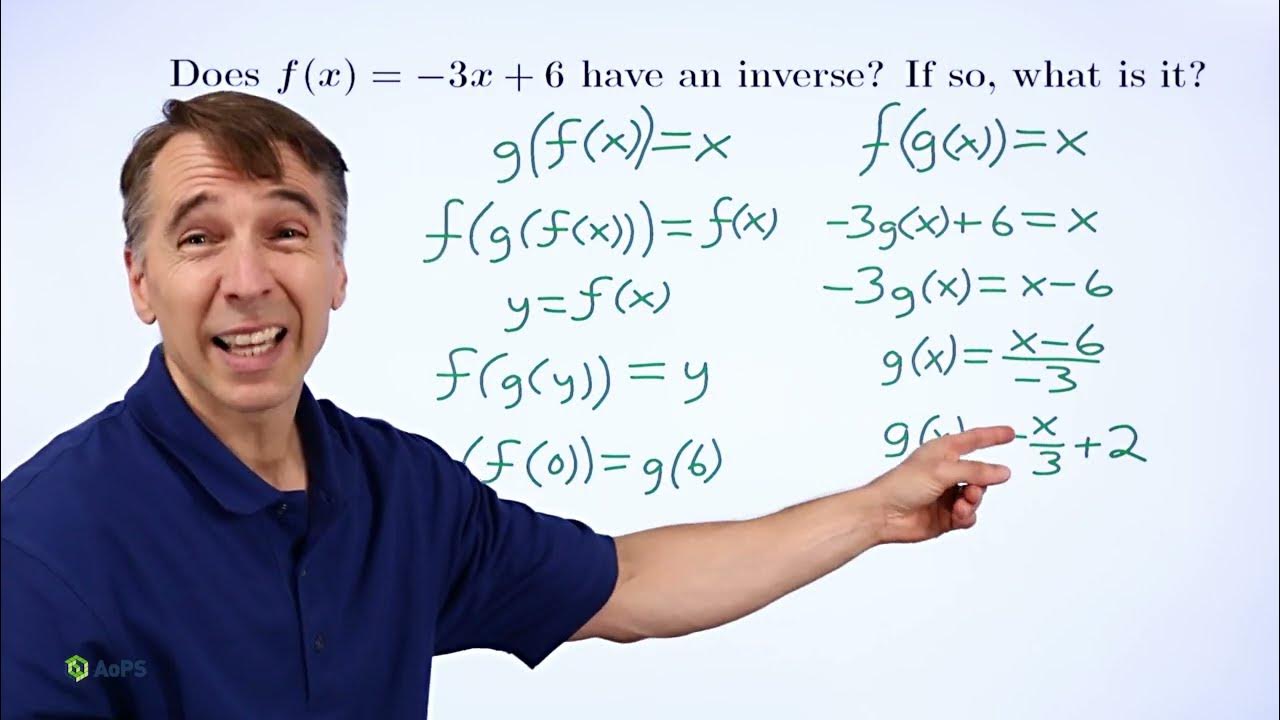 Art of Problem Solving: Finding Inverses Part 1 - YouTube