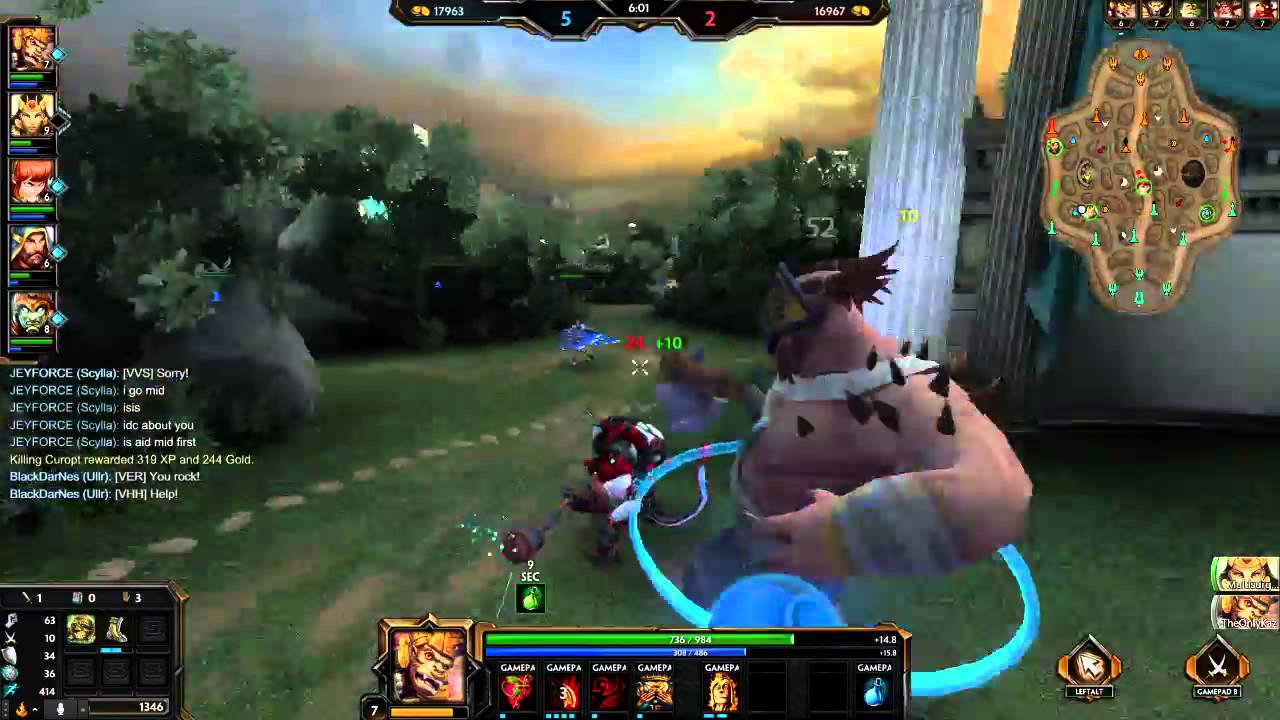 SMITE Controller Gameplay (Xbox) - YouTube