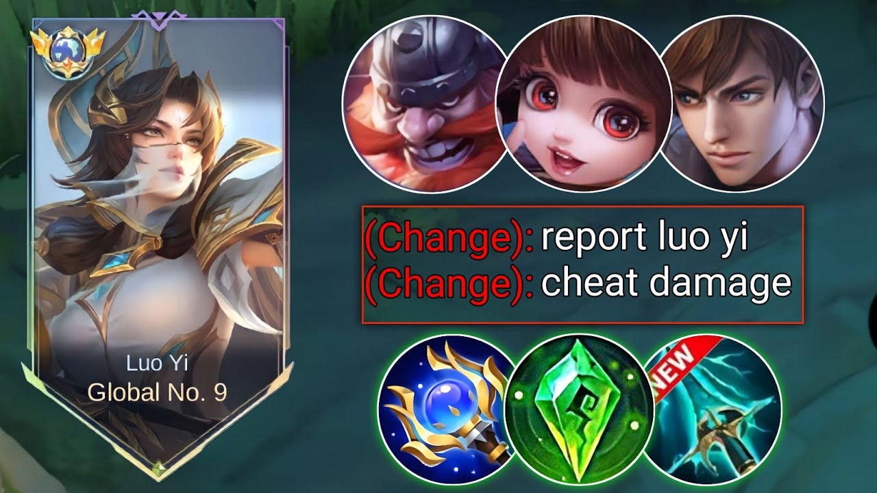 LUO YI PERFECT GAMEPLAY VS META CHANGE ATTACK SPEED BUILD!! | LUO YI ...