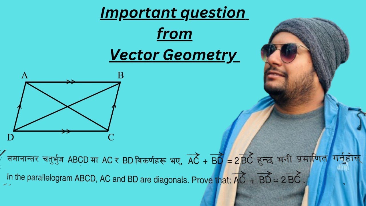 In the parallelogram ABCD, AC and BD are diagonals. Prove that: vector ...