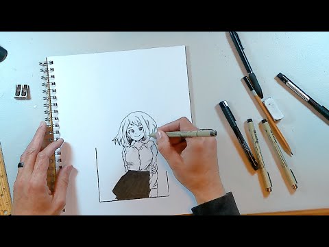 How to Draw Ochako Uraraka from My Hero Academia Easy Step by Step ...