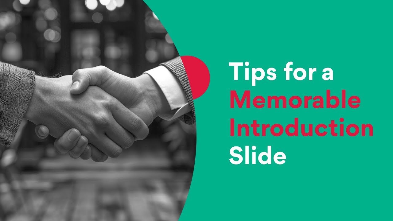 MEMORABLE INTRODUCTION SLIDE | creating pitch deck guide - YouTube