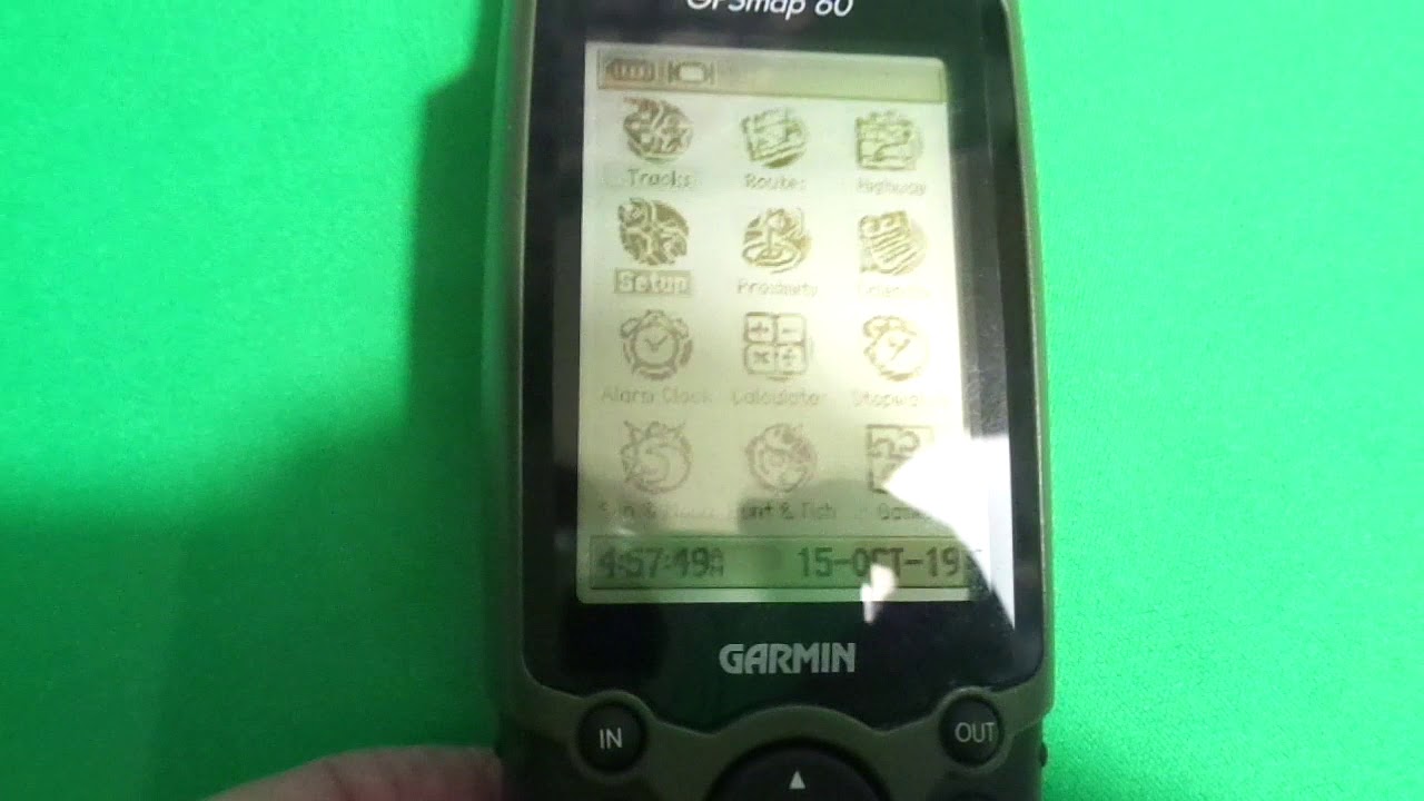 Garmin GPS Map 60 - YouTube