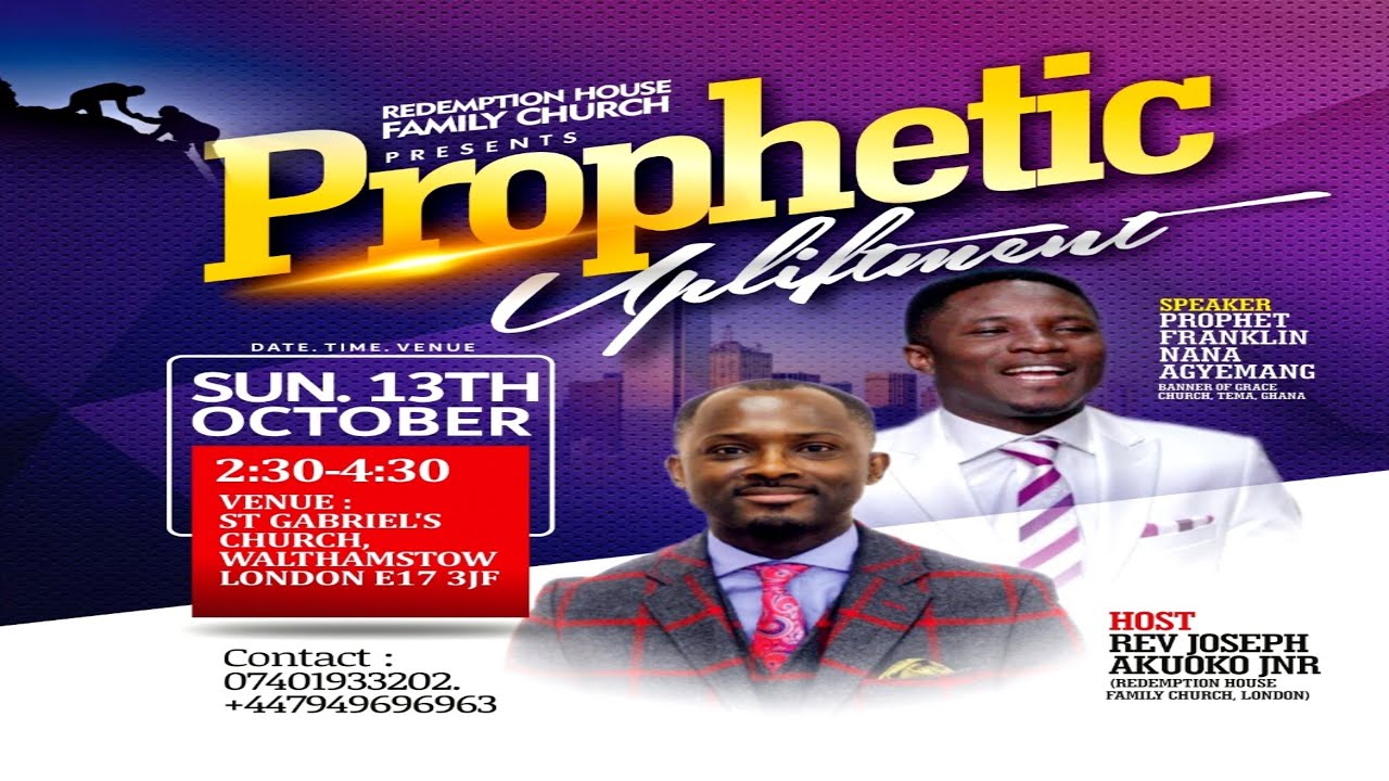 Prophet Franklin E Agyemang - PROPHETIC UPLFIMENT - YouTube