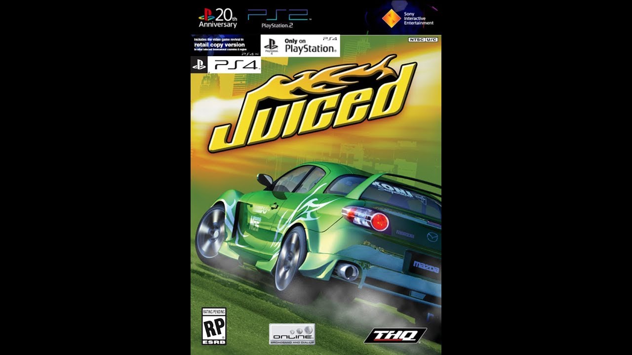 Opening to Juiced on PS2 Anniversary Dynamic revival themed for PS4 ...