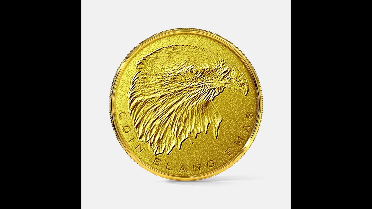 Tutorial Photoshop Cara Membuat Gambar Relief di Koin Emas - YouTube