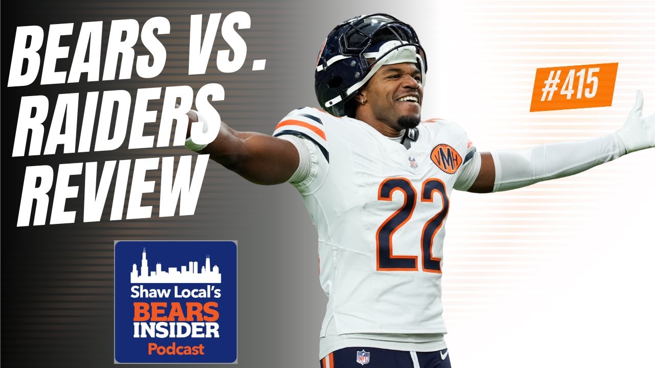 Recapping a thrilling 25-24 Chicago Bears win over the Raiders - YouTube