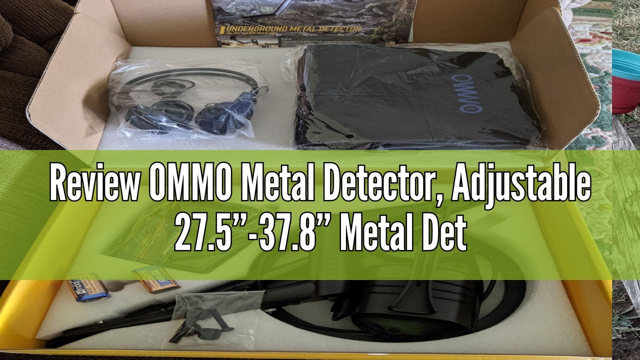 Review OMMO Metal Detector, Adjustable 27.5”-37.8” Metal Detector for ...