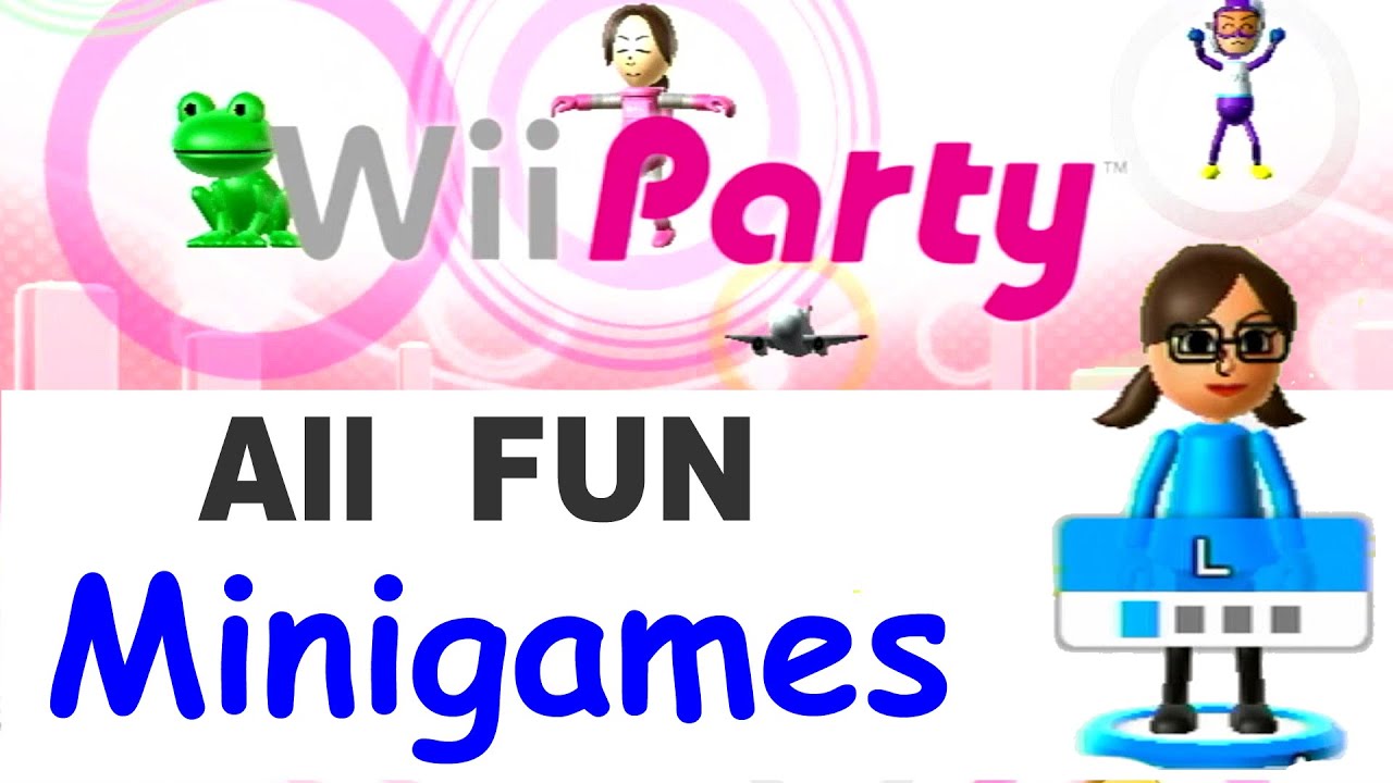 Wii Party: All FUN Minigames in 30 mins - YouTube
