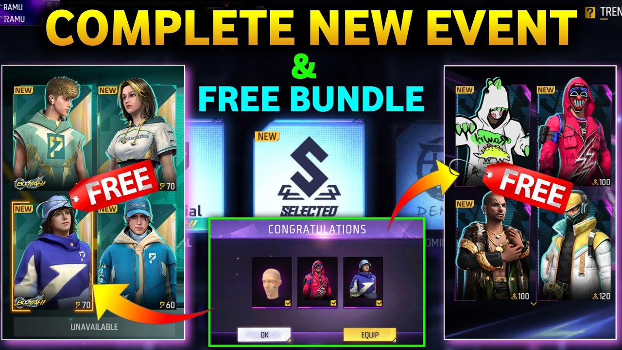 Free Fire New Event | How To Complete Trend+ Event Free Fire ...