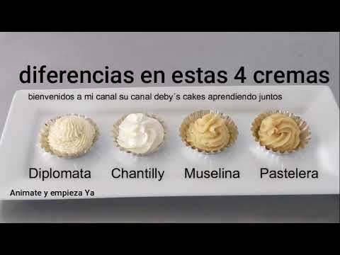 Crema Diplomata, Pastelera, Muselina y Chantilly - YouTube