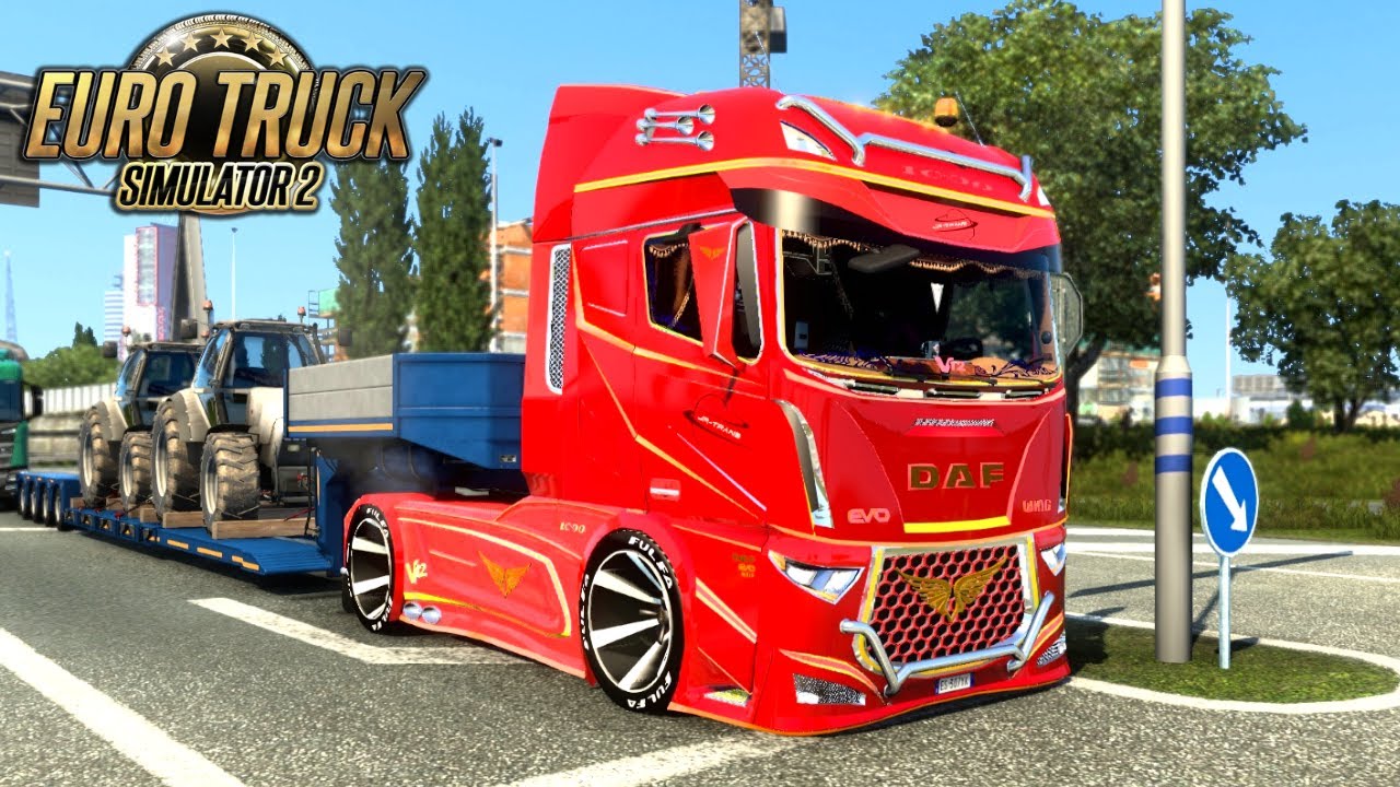DAF EVO WING V12 MOD | Euro Truck Simulator 2 - YouTube