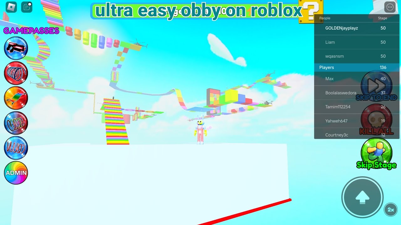 New ultra easy obby on roblox! 40+ levels! - YouTube