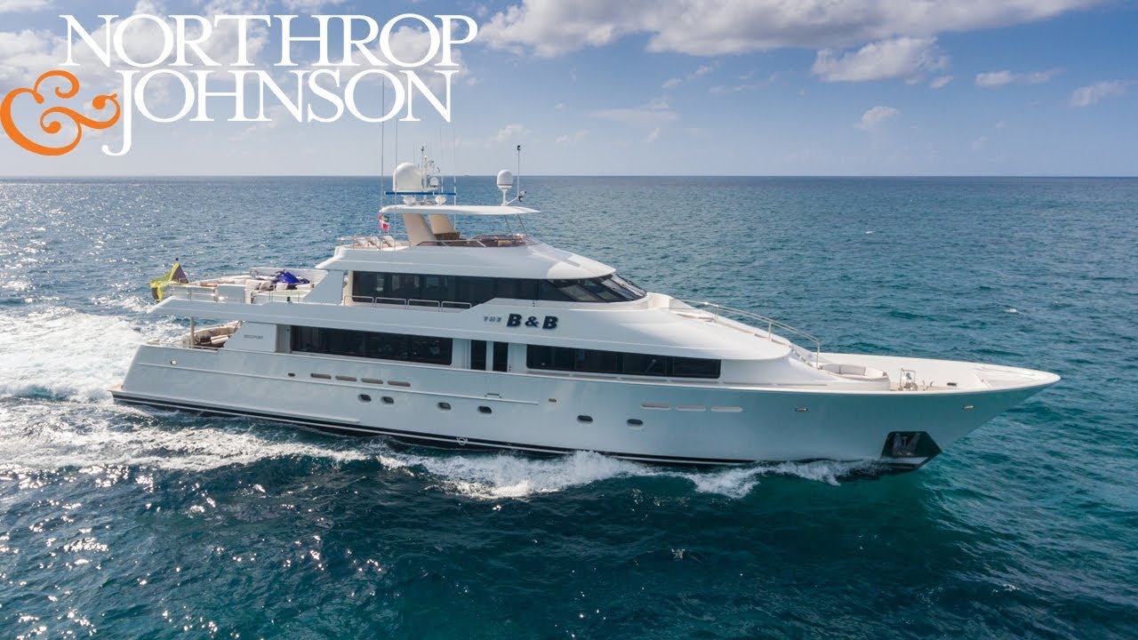 LUXURY YACHT THE B&B FOR CHARTER - YouTube