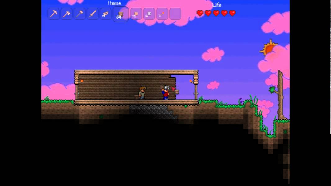 Terraria 101: Day 1 - How to start off for beginners - YouTube