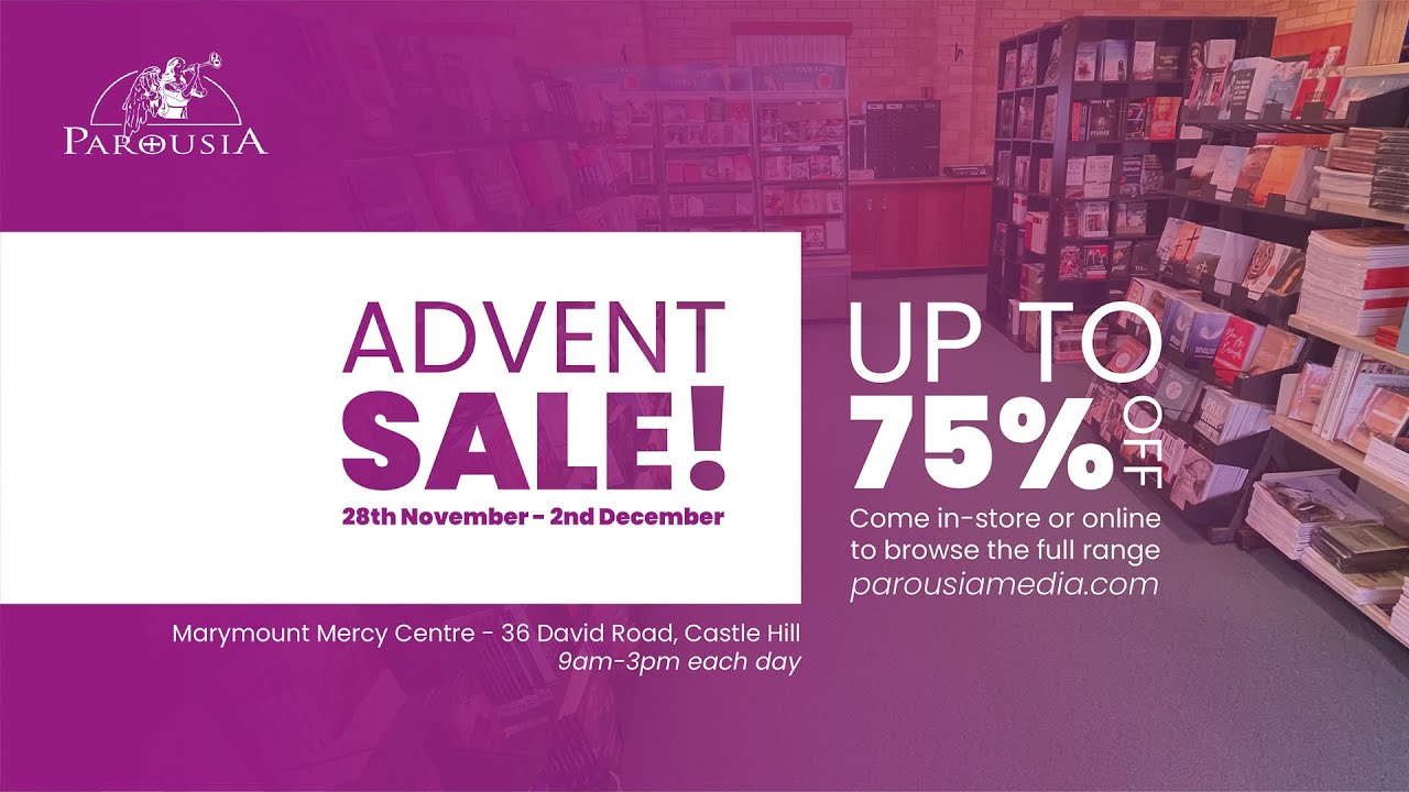 Parousia 2022 Advent Sale!!!! - YouTube