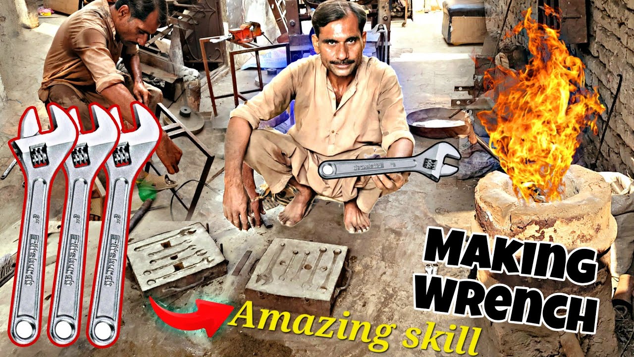 Handle Socket Wrenches are Made | step by step manufacturing process ...