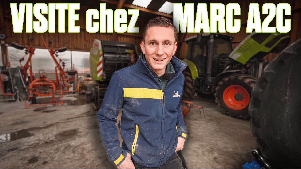 🤠JE VISITE la FERME DE MARC A2C : Il M'ANNONCE le modèle de son NOUVEAU ...