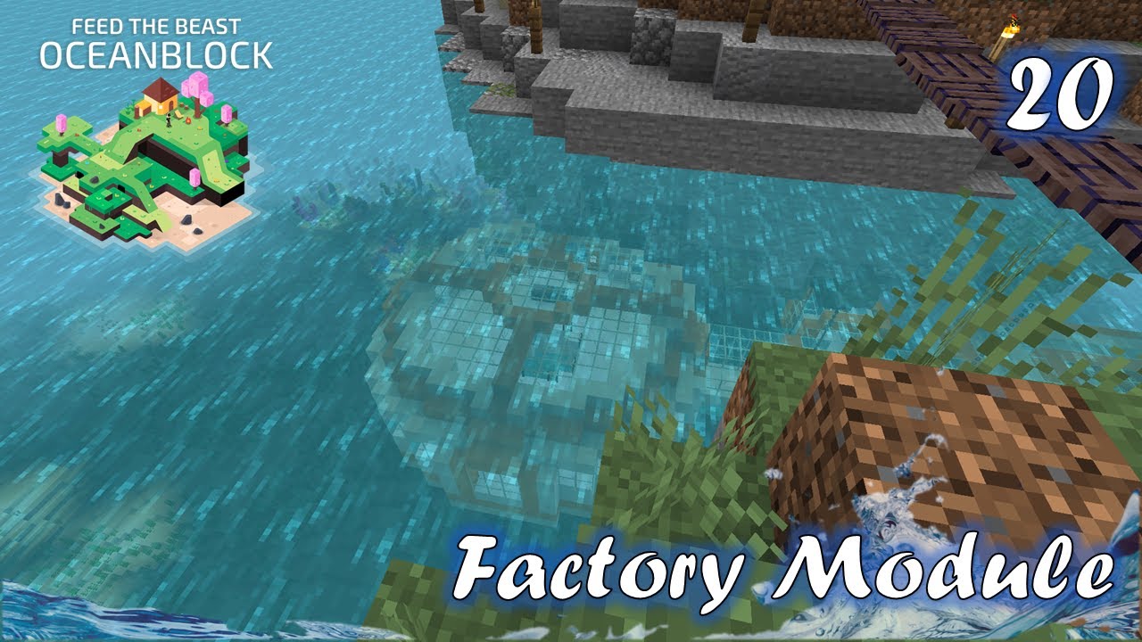 FtB Ocean Block - 20 - Factory Module - YouTube