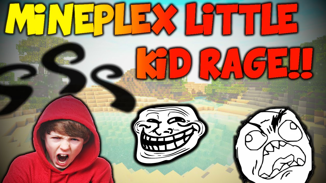 LITTLE KID RAGES OVER CHAT - Mineplex Wizards - YouTube