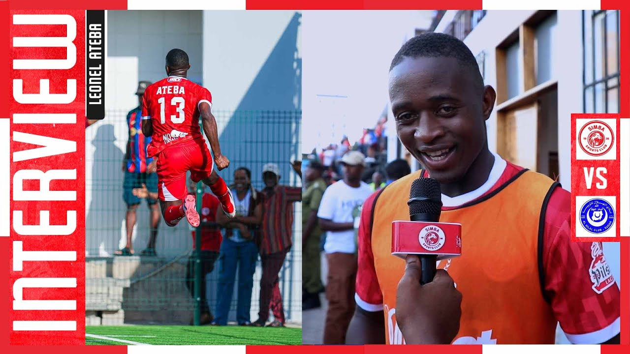 LEONEL ATEBA BAADA YA KUFUNGA GOLI LAKE LA KWANZA NDANI YA SIMBA ...