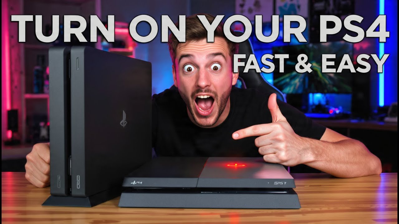 Turn On Your PS4 Fast & Easy – Power Button Tips - YouTube