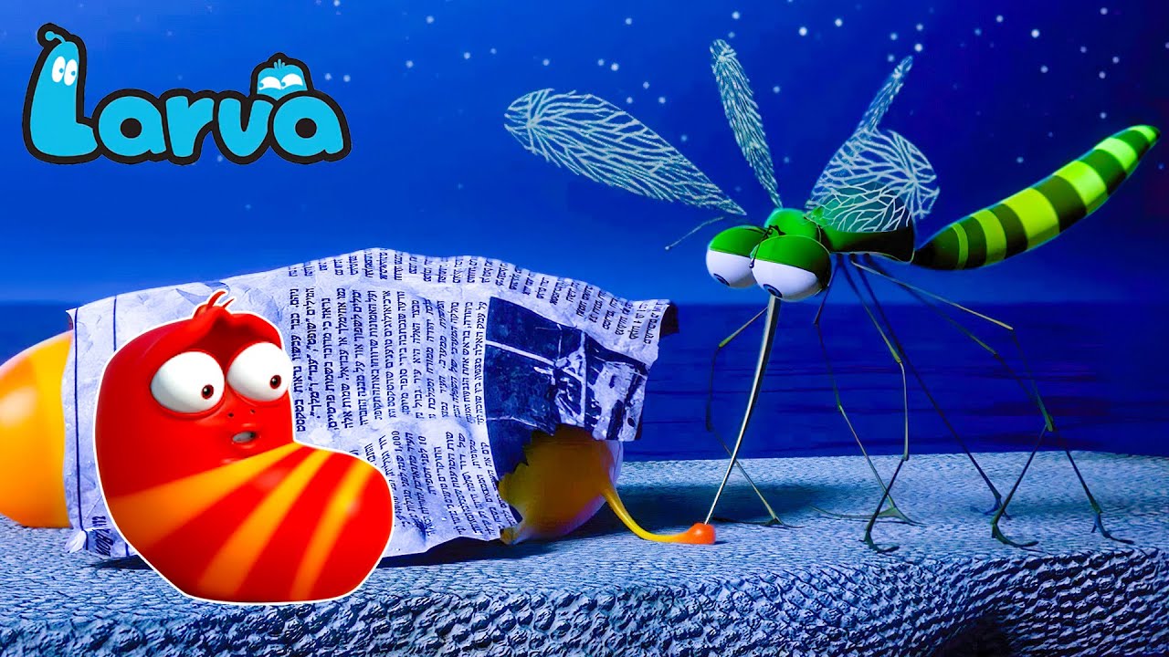 LARVA : MOSQUITO BITES IN THE NEXT NIGHT🌻🍓 NEW CARTOON LARVA 🐞🌽🍓 MINI ...