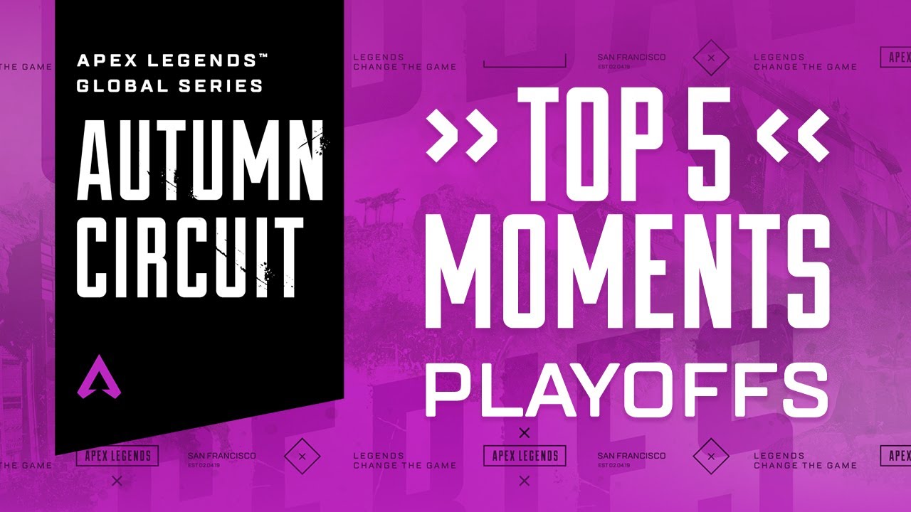 Apex Legends | Top 5 Moments | Autumn Circuit Playoffs - YouTube