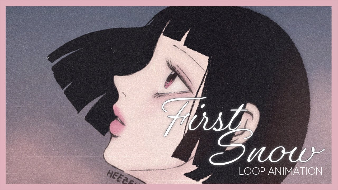 첫 눈 first snow | loop animation - YouTube