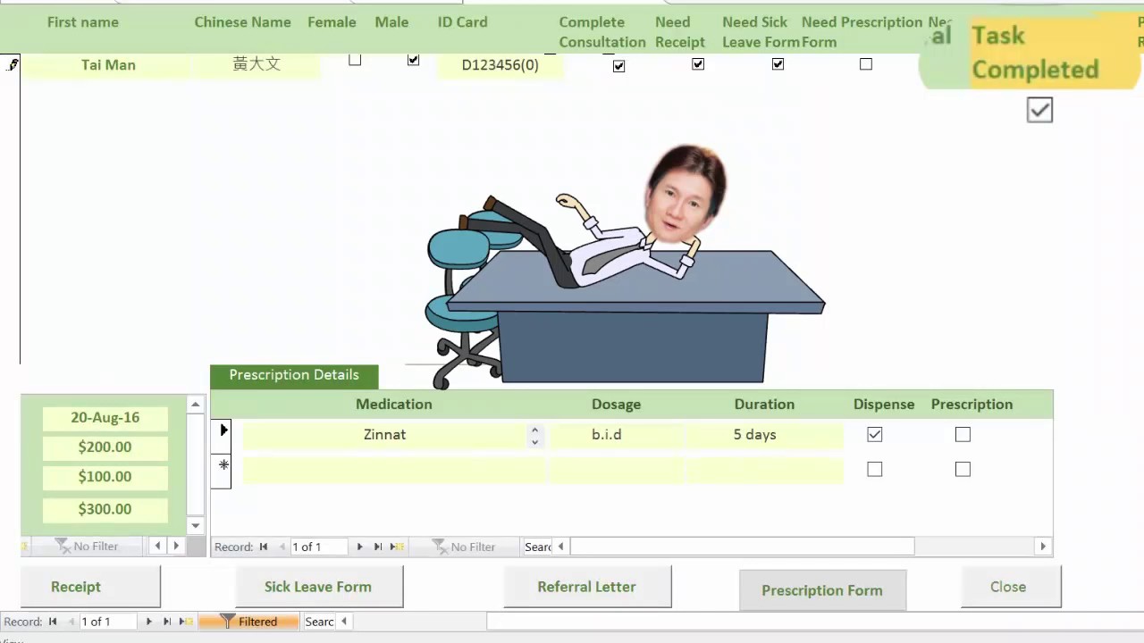EC Clinic Management Database (診所管理系統)_中文版 - YouTube