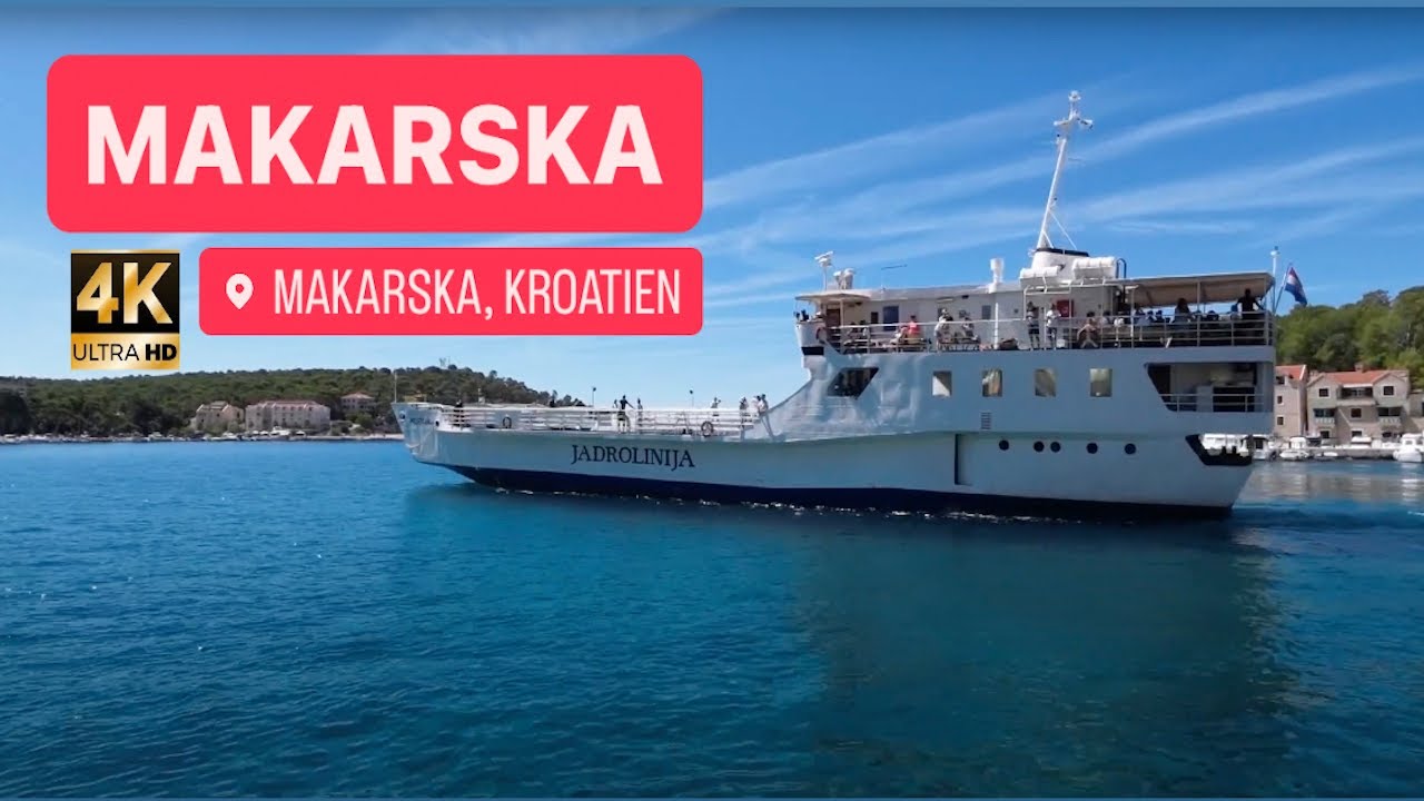 Makarská - Trajekt Pelješčanka FHD 2022 - YouTube
