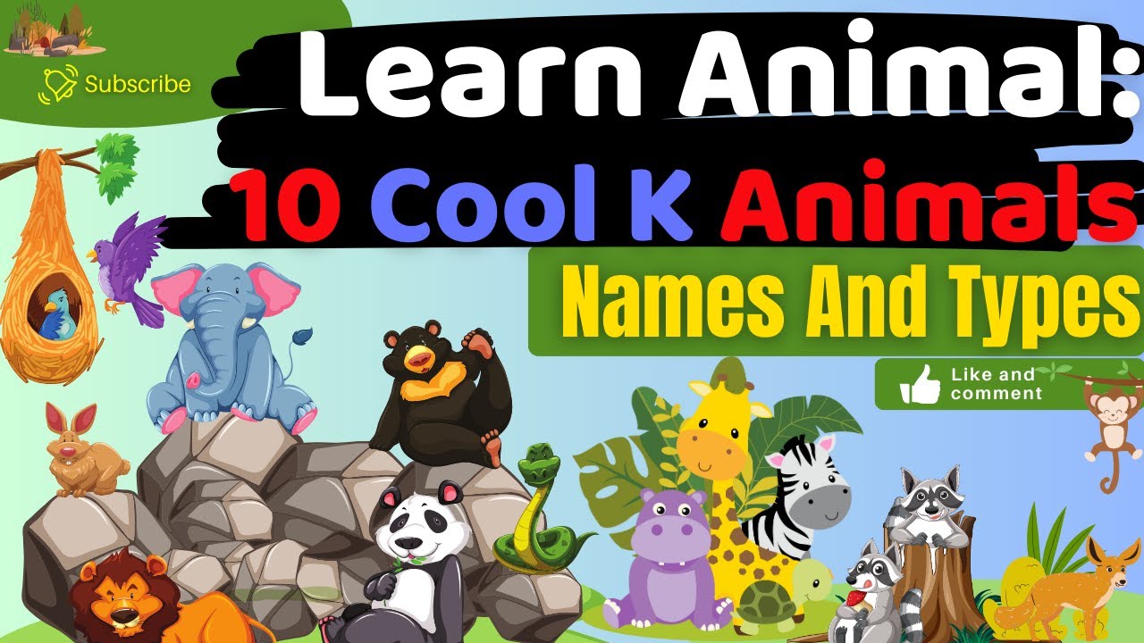 K is for Kind Creatures! Learn 10 Cool K Animals and Their Skills ...