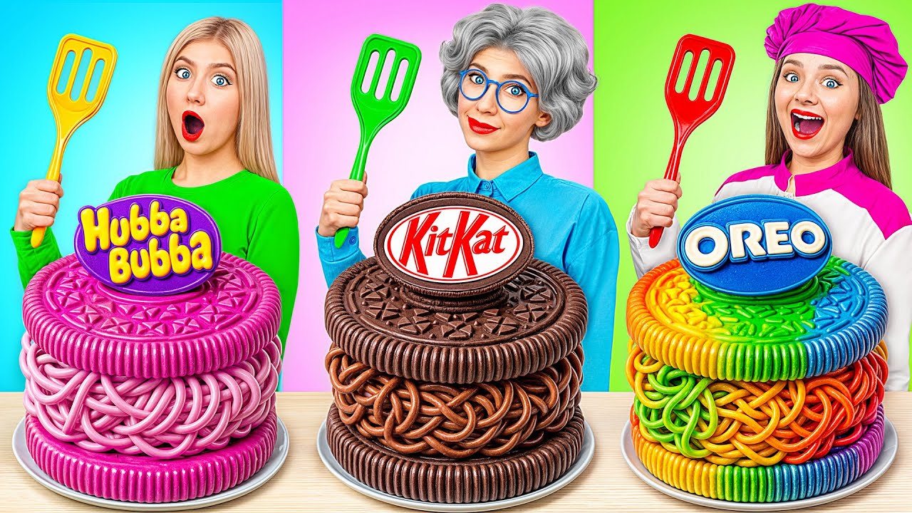 Me vs Grandma Cooking Challenge | Kitchen Gadgets and Parenting Hacks by Super Hyper DO - YouTube