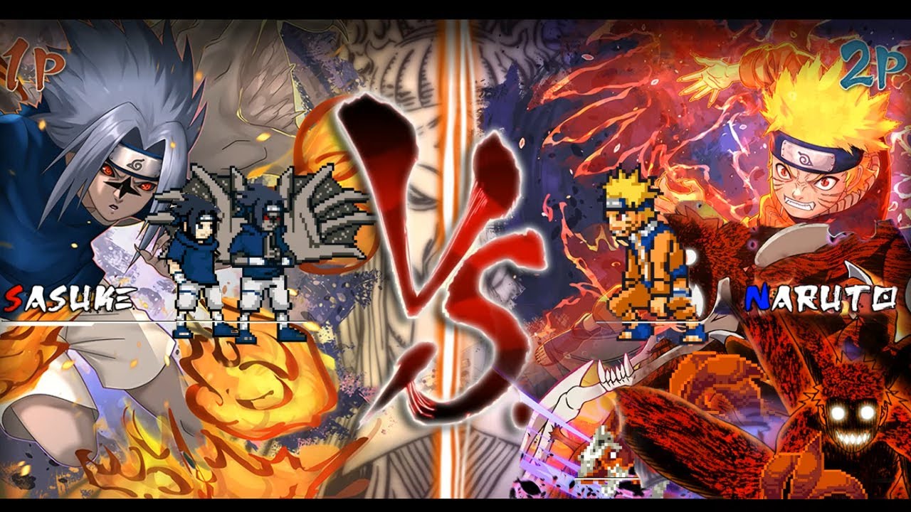 Naruto Vs Sasuke Final Battle Mugen Anime Fight - YouTube