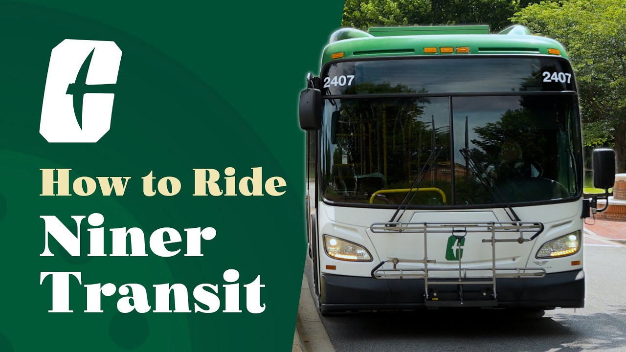 How to Ride Niner Transit at UNC Charlotte - YouTube