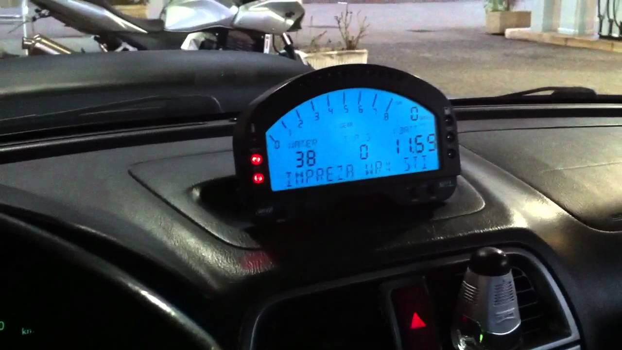 Push button starter Impreza Wrx Aim MXL Italia - YouTube