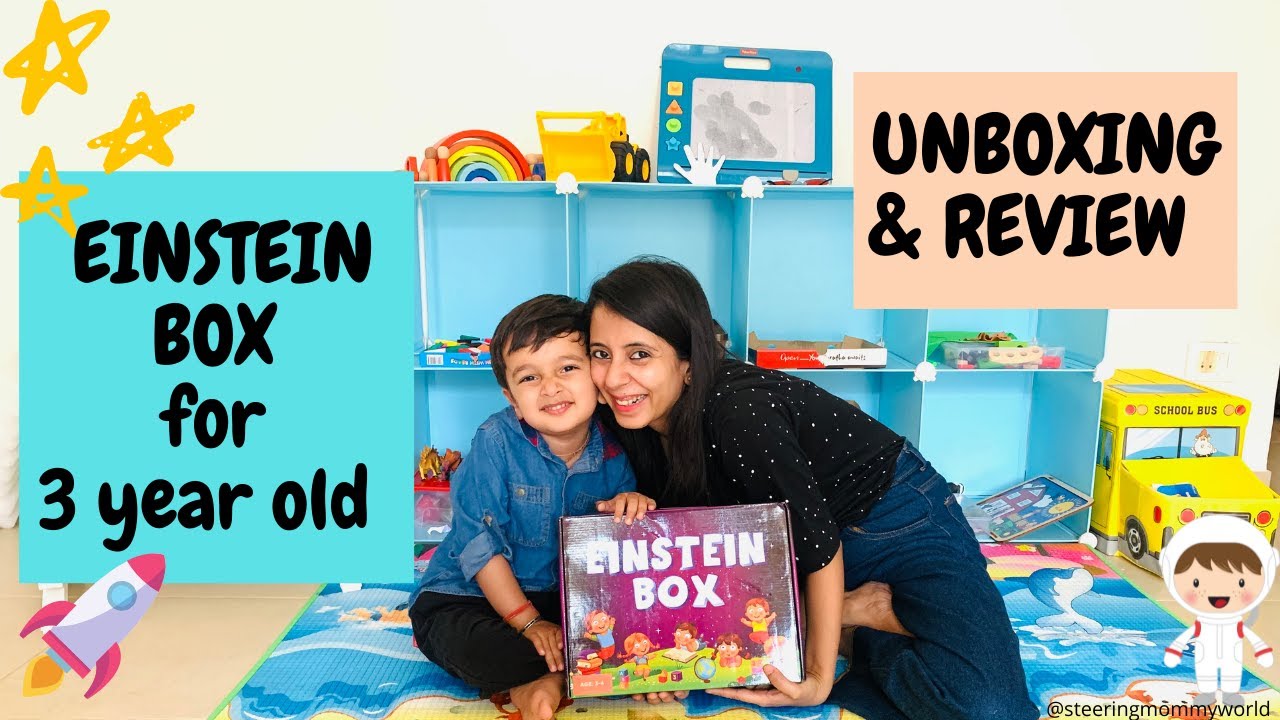Einstein box for 3 year old || Unboxing & review || Activity box for ...