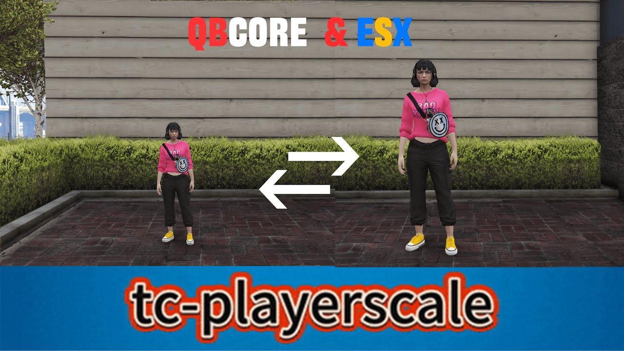 TC-playerscale--fivem Adjust player height ratio - YouTube