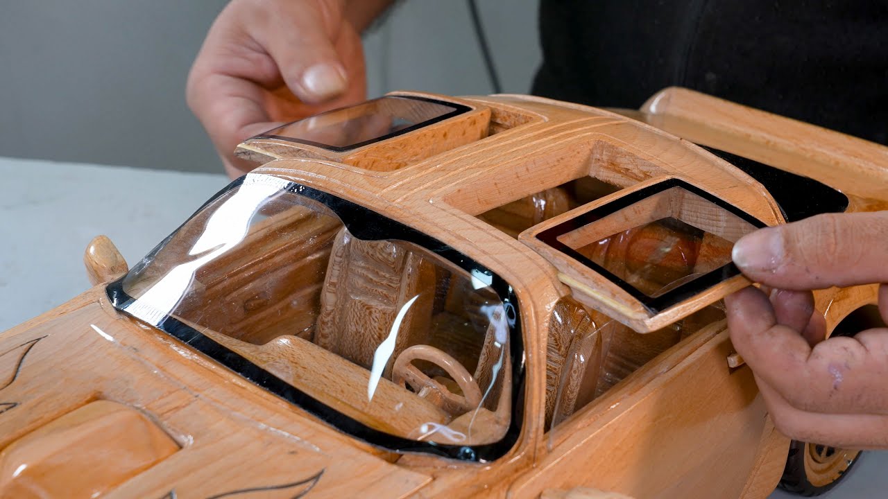 Pontiac Firebird Trans Am out of wood -Wooden Car - YouTube