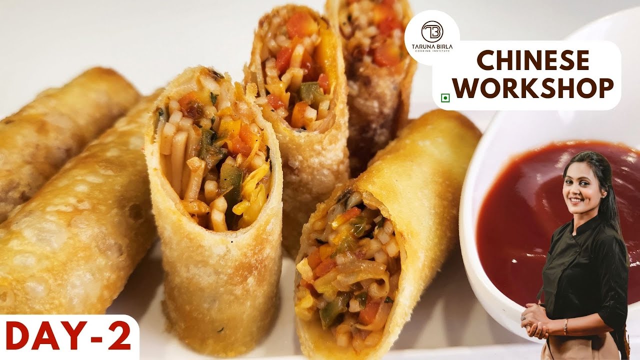 Veg Spring Roll | Street Style Perfect Recipe | Chinese Recipe Workshop ...