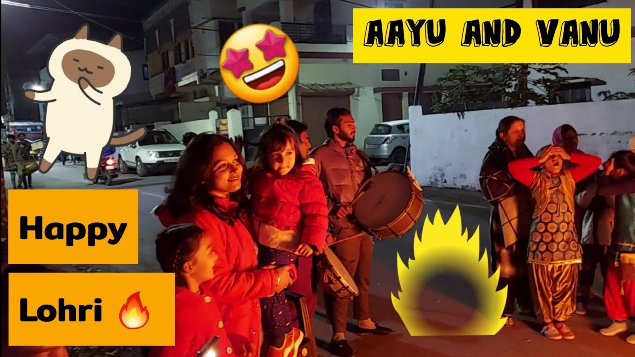 HAPPY LOHRI 2023 VLOG 🎊🎉💃🥁 | Aayu and Vanu | Celebrations | @AayuandVanu - YouTube