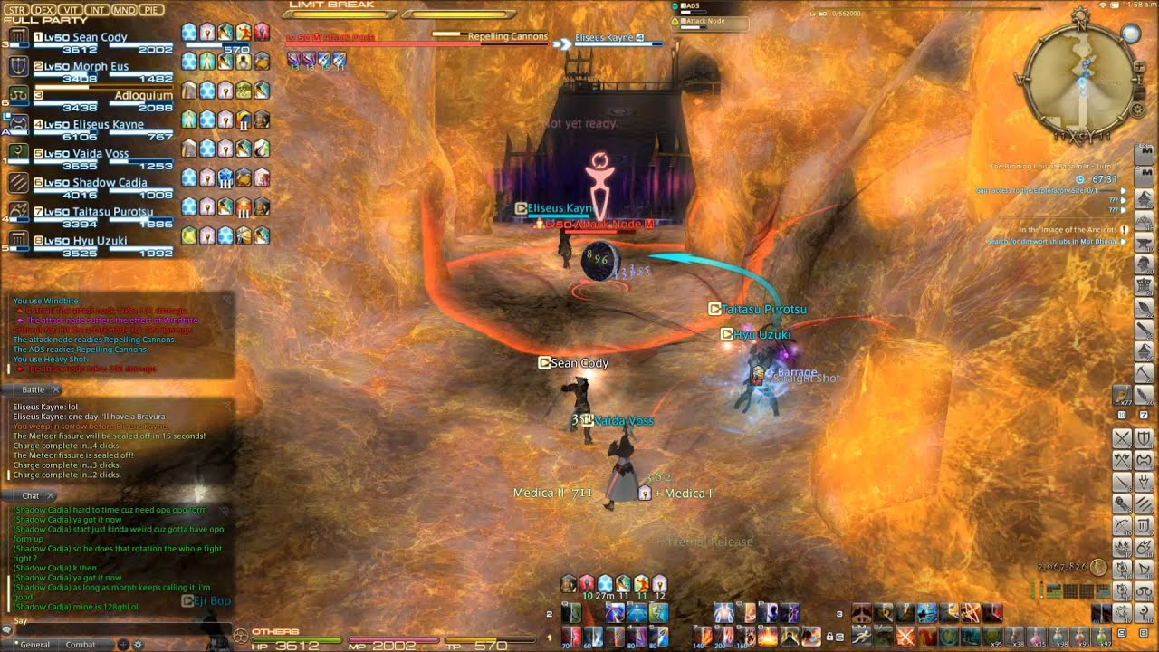 FFXIV A Realm Reborn: The Binding Coil of Bahamut Turn 1 - ADS - YouTube