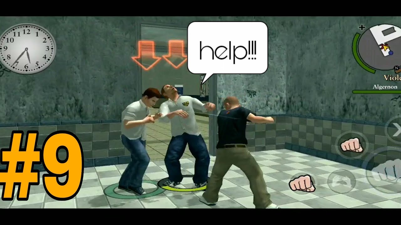 Helping algie to toilet 🤣 | Bully anniversary edition | walkthrough #9 ...