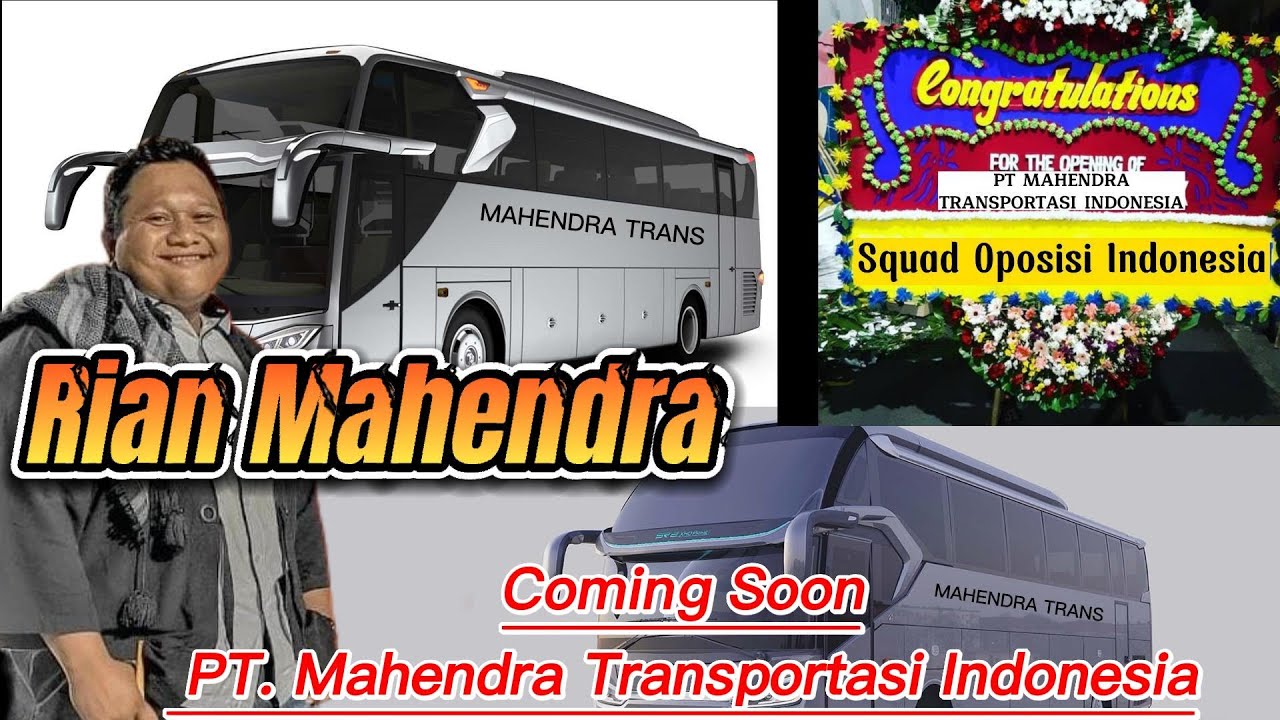 RIAN MAHENDRA AKAN SEGERA LAUNCING PT MAHENDRA TRANSPORTASI INDONESIA ...